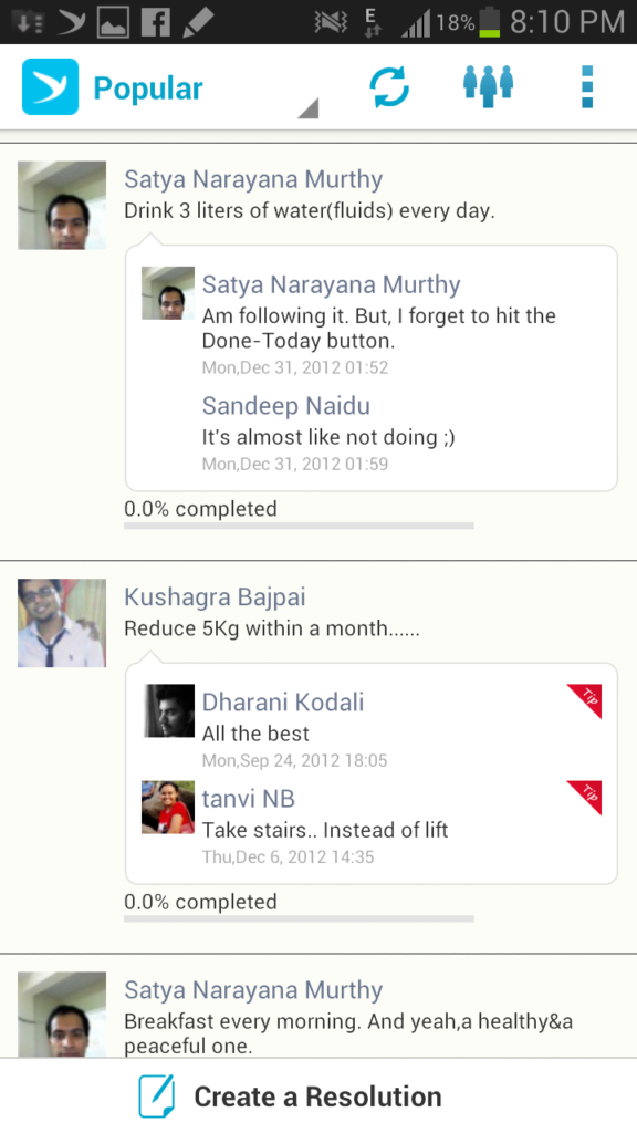 Resolution Tweet : Plan Your Best New Year Resolution