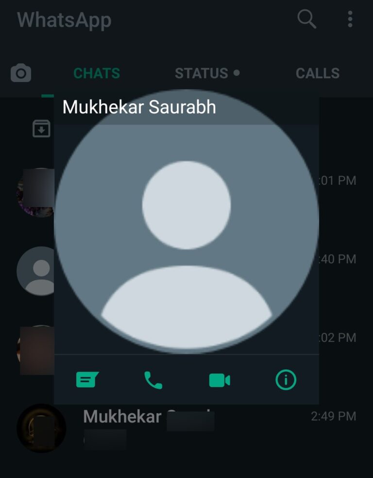 Why WhatsApp Not Showing DP – Profile Picture Of Few Contacts[SOLVED]