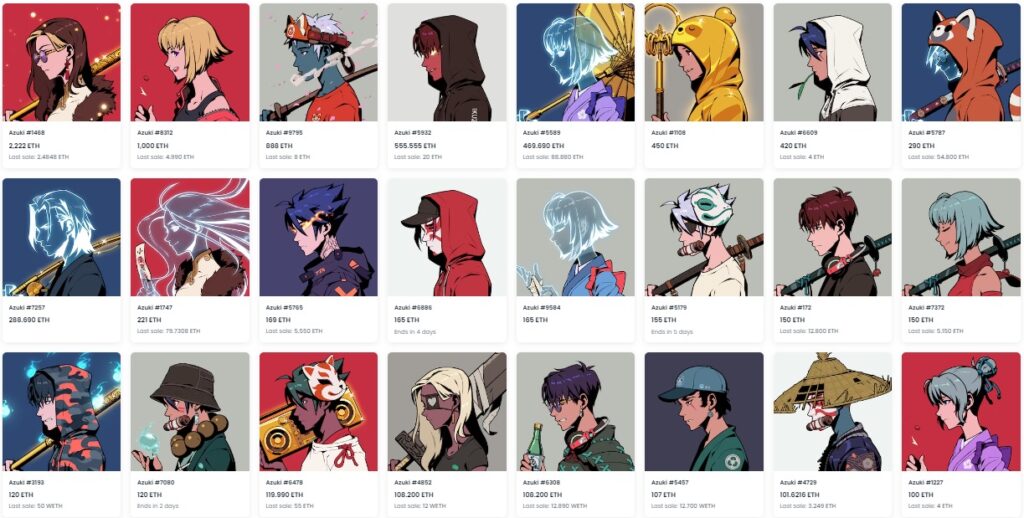 Top 25 Hot Anime NFT PFP Collections & Projects - BlogSaays