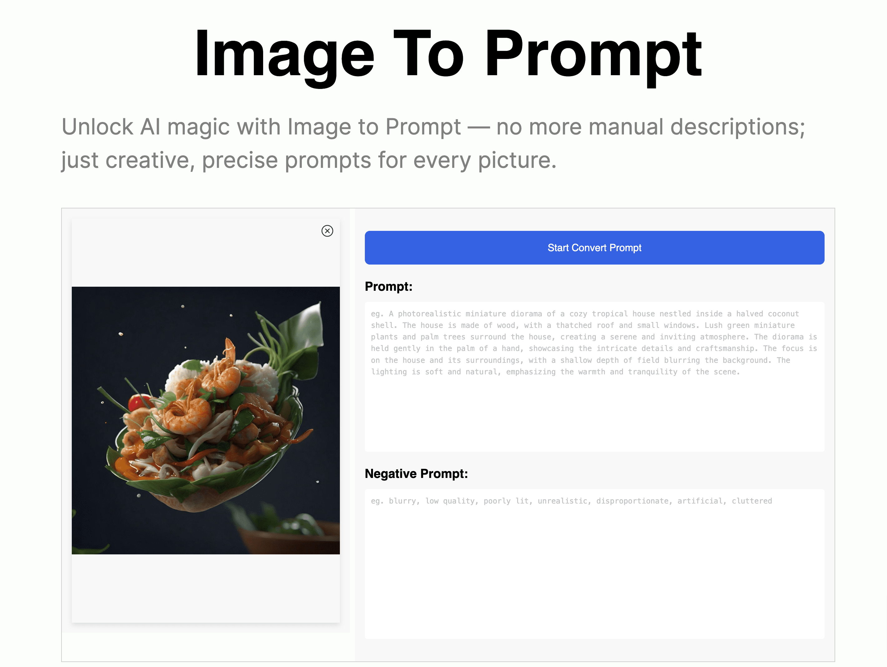 Free Image To Prompt Generator Tools With Image Describer AI